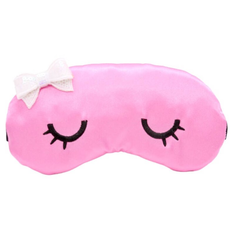 Sweet Kawaii Eyes Girls Sleep Mask with Eyelashes Slumber | Etsy
