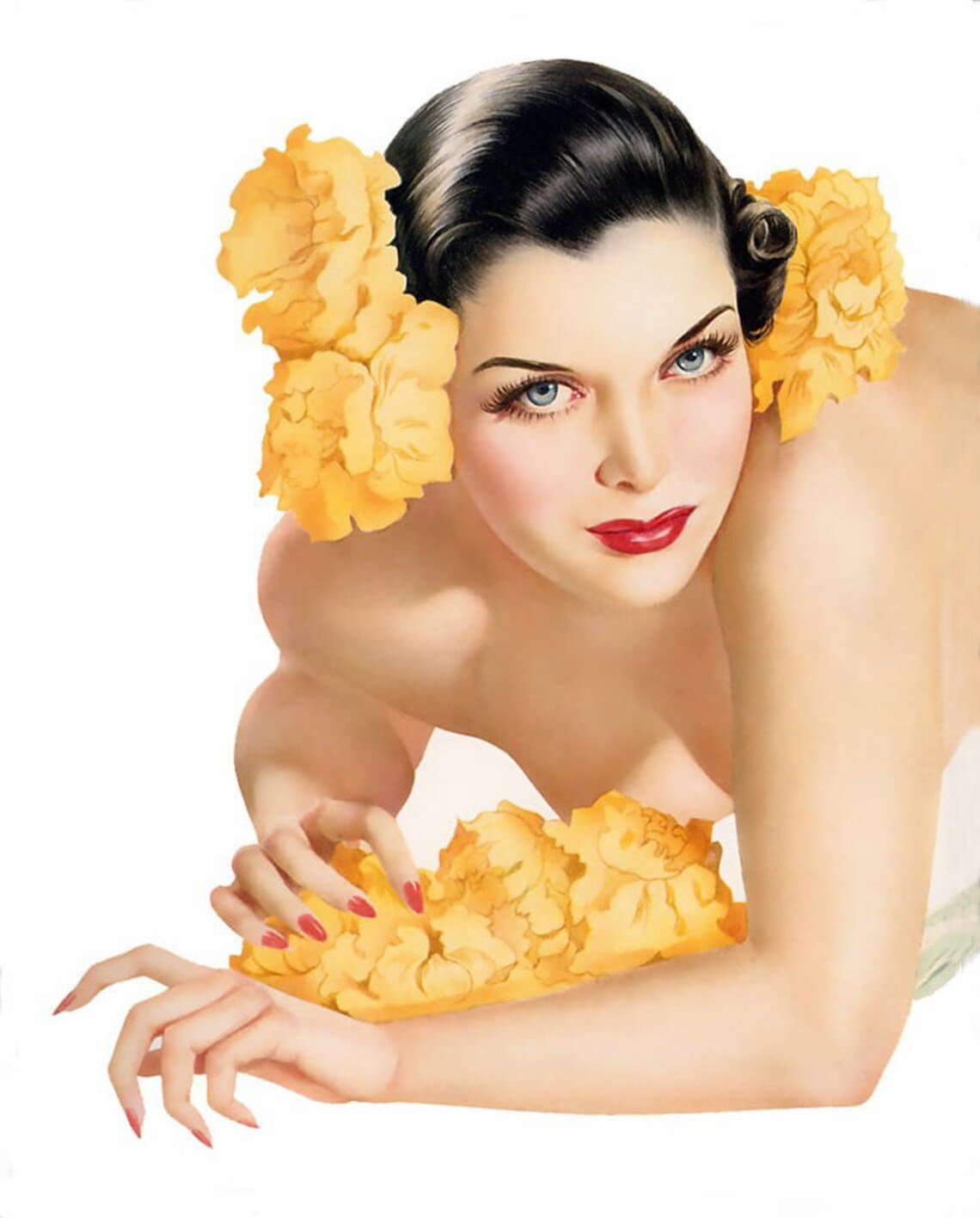 Hula Hula Retro Pin Up Girls Hulatropical Photo Collection Etsy