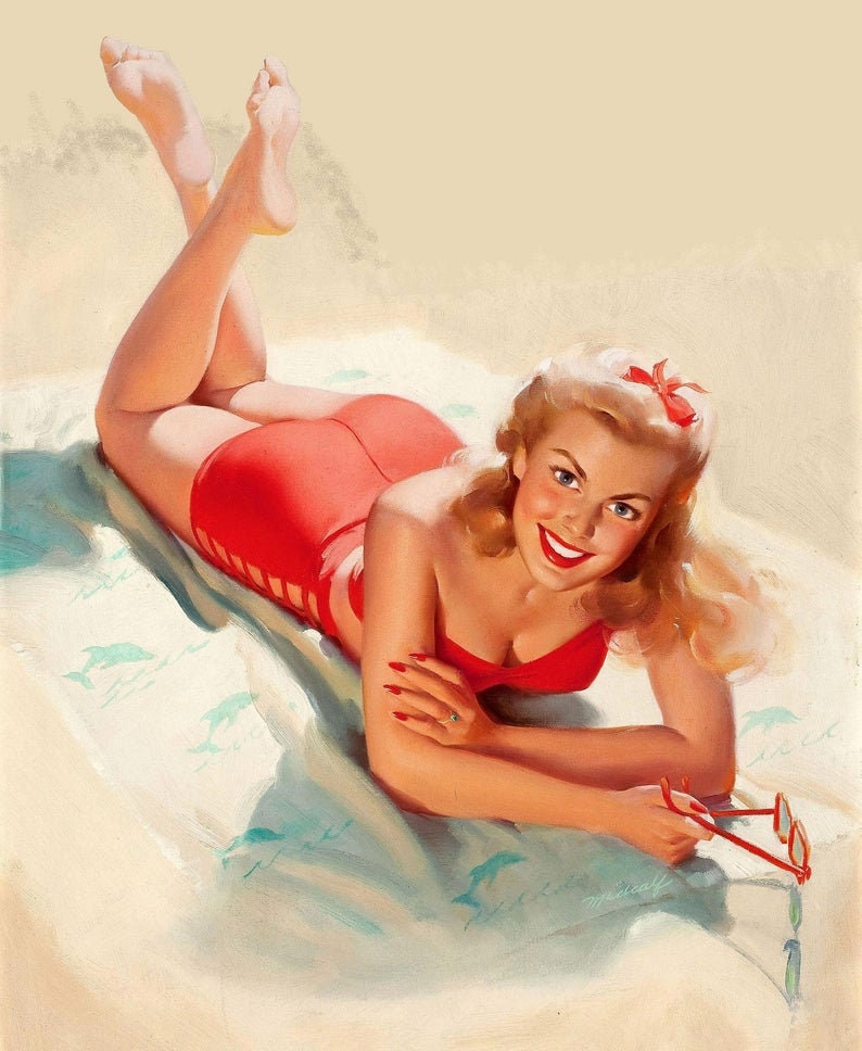 Best Of Bill Bill Medcalf Pin Up Art Photo Collection Etsy