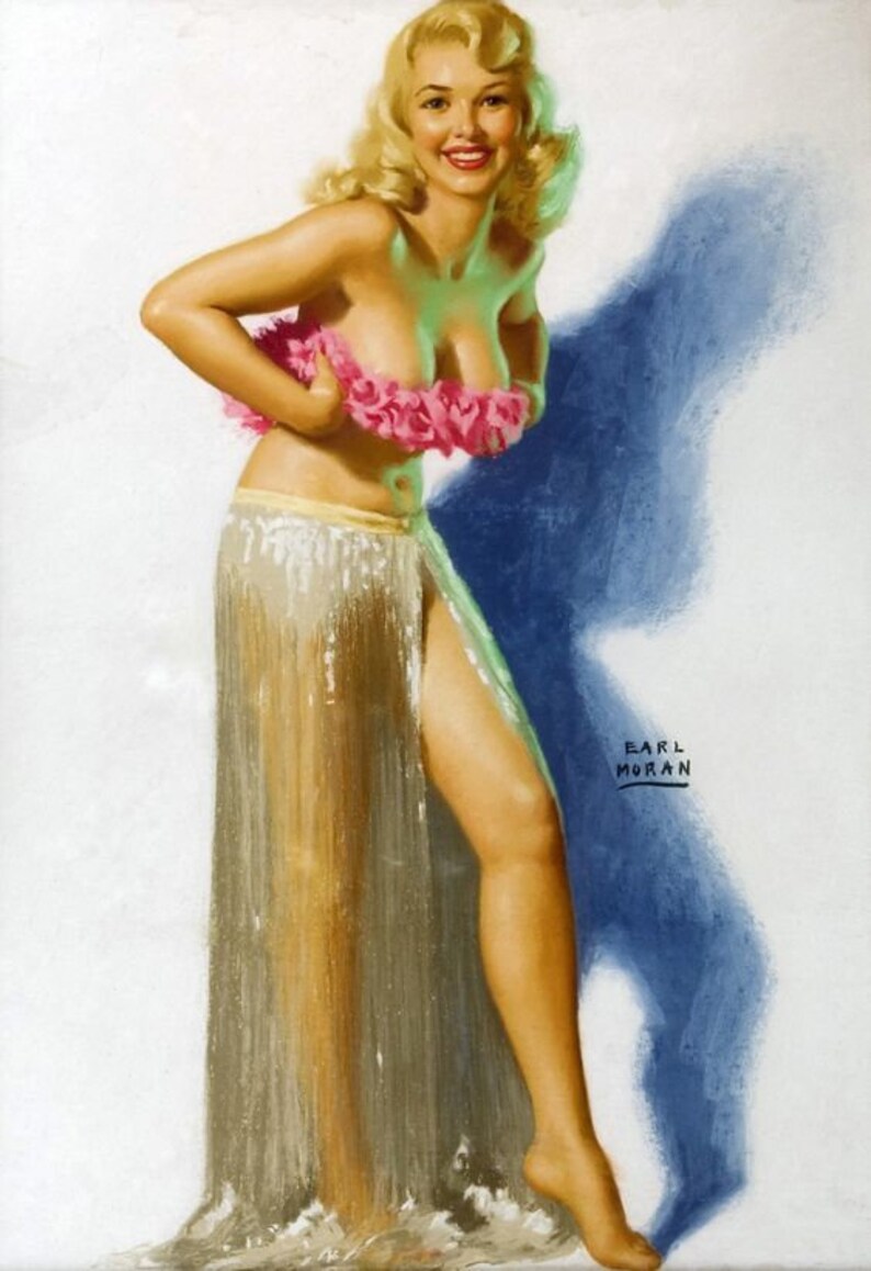Hula Hula Retro Pin Up Girls Hula Tropical Photo Collection Etsy