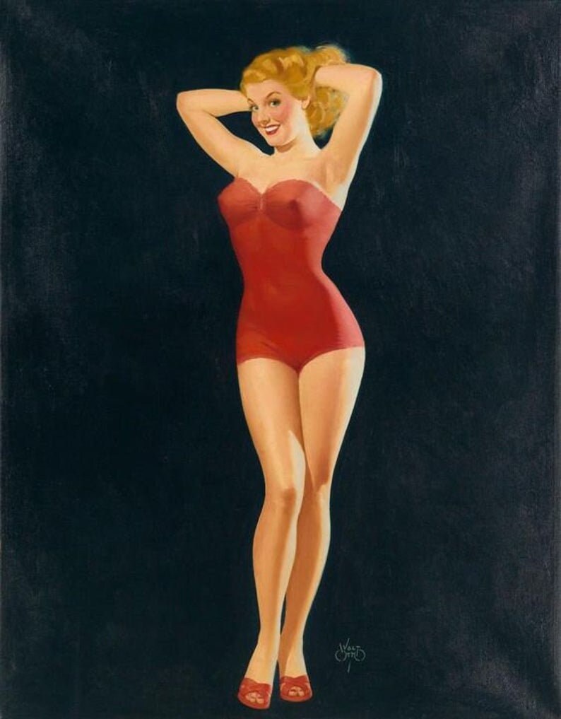 Walt Otto Pin Up Art Best of Walt Pin Up Girl Photo | Etsy Walt Otto Pin Up Art Best of Walt Pin Up Girl Photo | Etsy