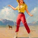 Giddy Up, 150 Farm, Country, & Cowgirl Pin up Girl Prints, Pin up Girl ...
