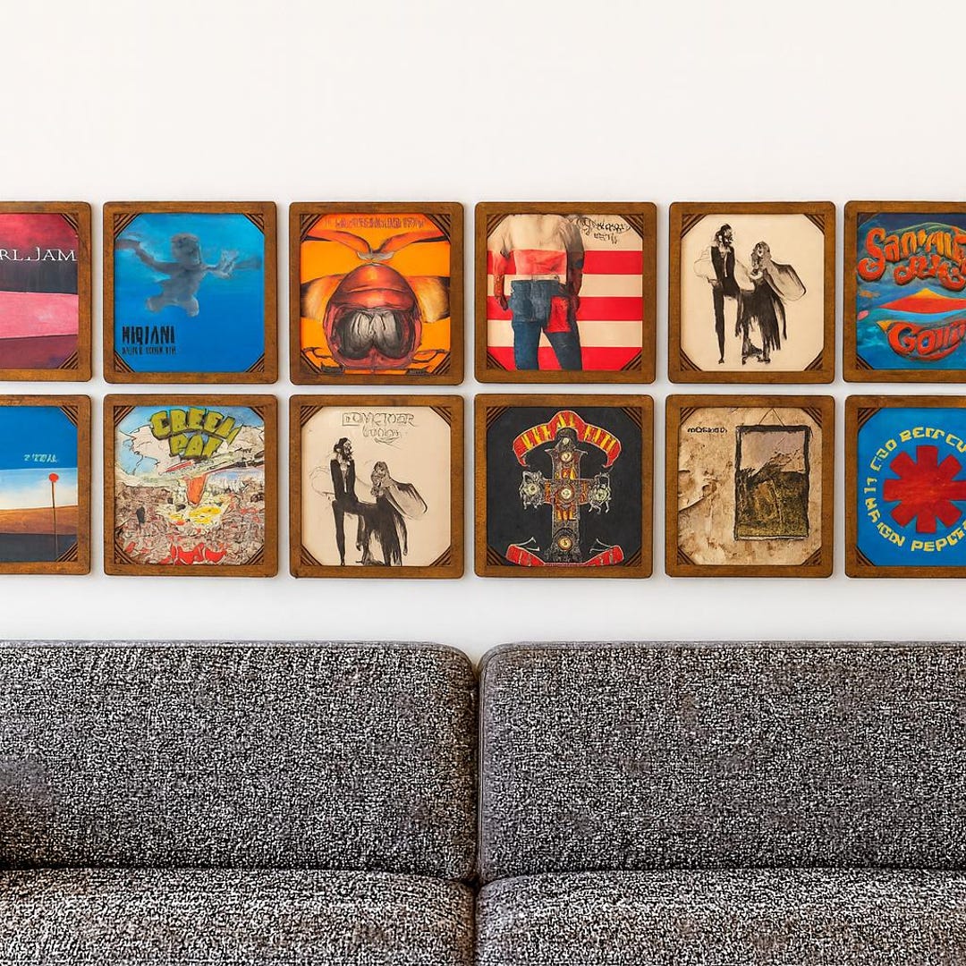 Vinyl Record Wall Mount, Record Display Frame, Album Cover Frame ...