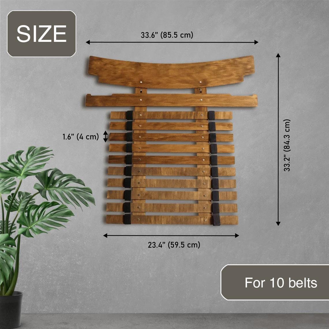 Karate Belt Wall Display, Martial Arts Belt Holder Rack, Karate Belt ...