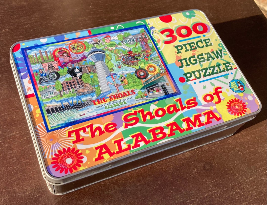 The Shoals of Alabama 300 Piece Jigsaw Puzzle With Metal Collector Tin ...