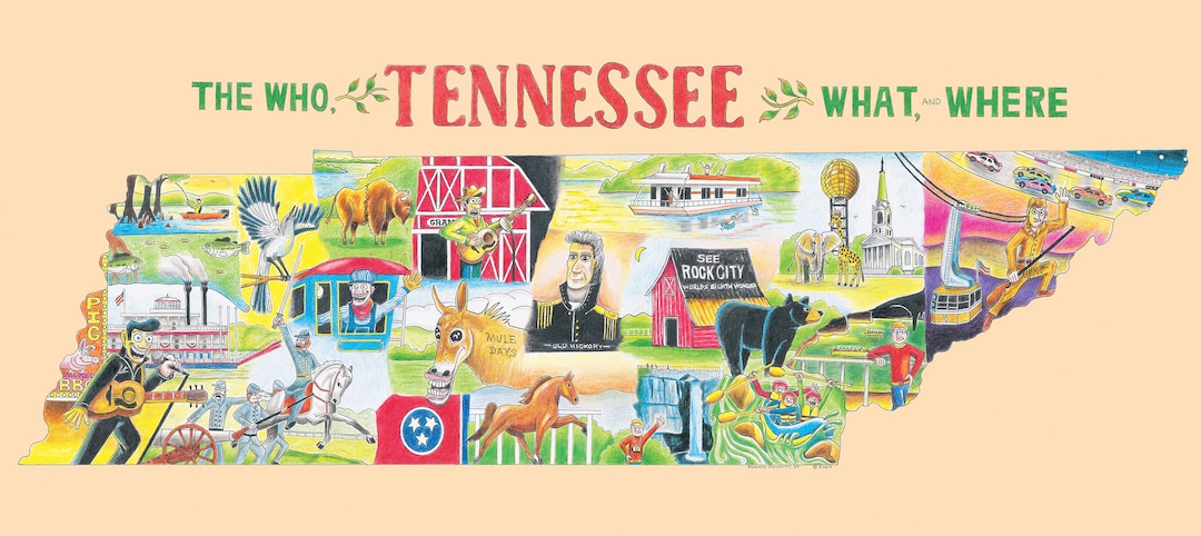 Tennessee Postcards Bulk Pack of 50 Signed by Artist/vacation/travel - Etsy
