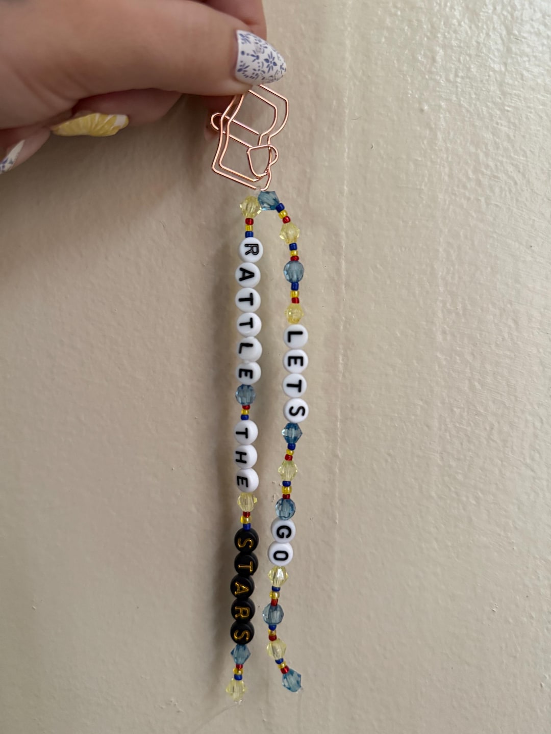 Let's Go Rattle the Stars Beaded Bookmark, Throne of Glass Inspired - Etsy