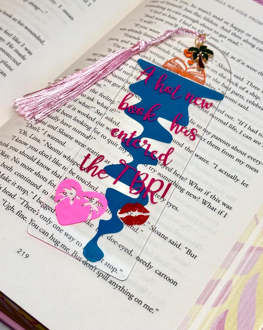 Acrylic Bookmarks | Love Island Ispired Bookmark - Etsy