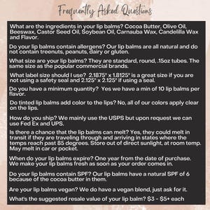 25 Best Selling ASSORTED Variety Lip Balms in Clear Full Size Round ...