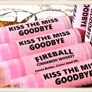 20 FIREBALL Flavored Personalized Handmade Lip Balms for Bridal Showers ...