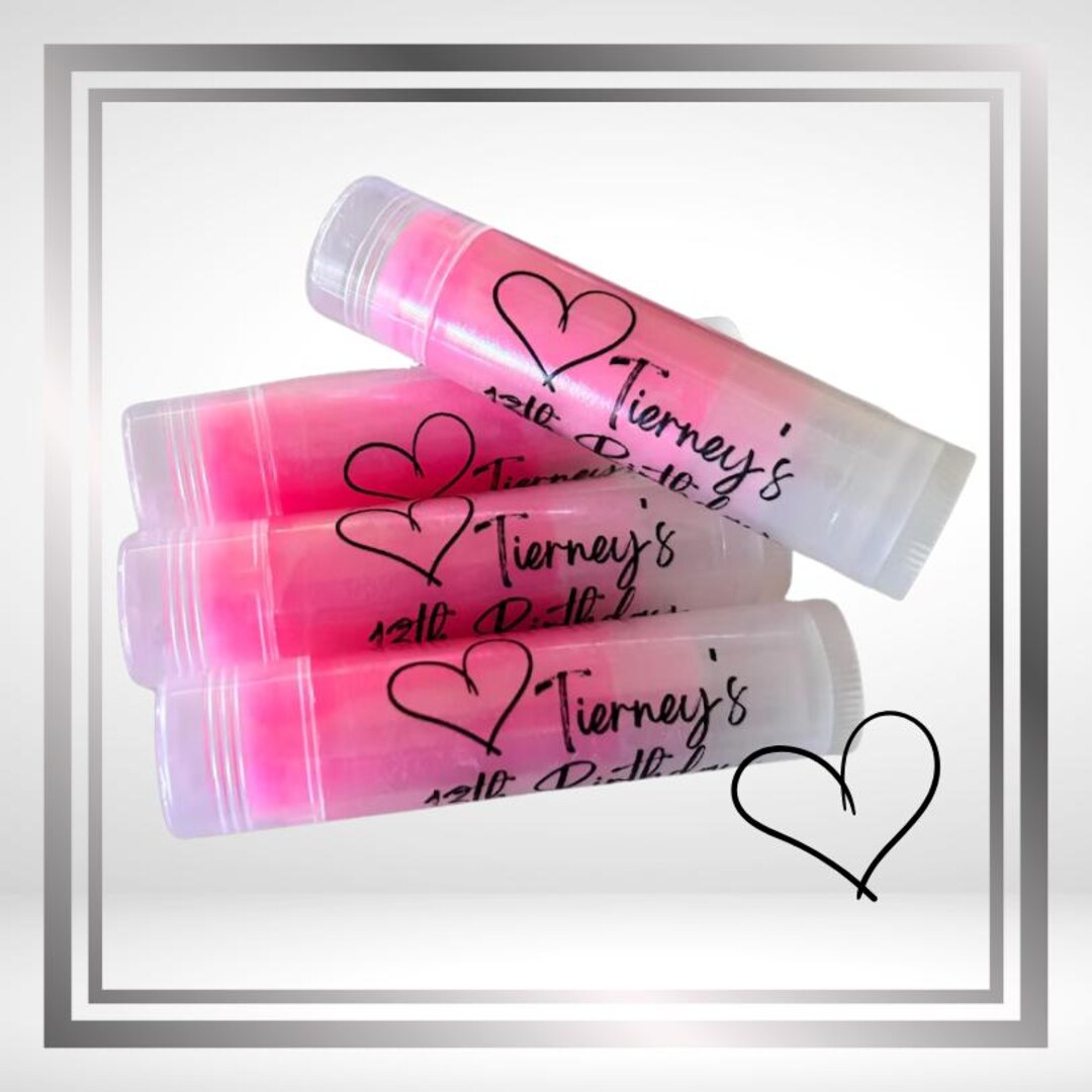 HEART Personalized Tinted Lip Balms for Birthday Parties, Sweet Sixteen ...