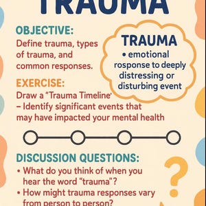 Trauma Worksheets for Group/individual Therapy - Etsy