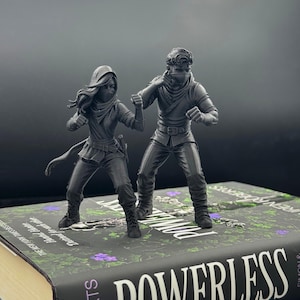 Kai Azer & Paedyn Gray Figurines – Powerless Series by Lauren Roberts ...