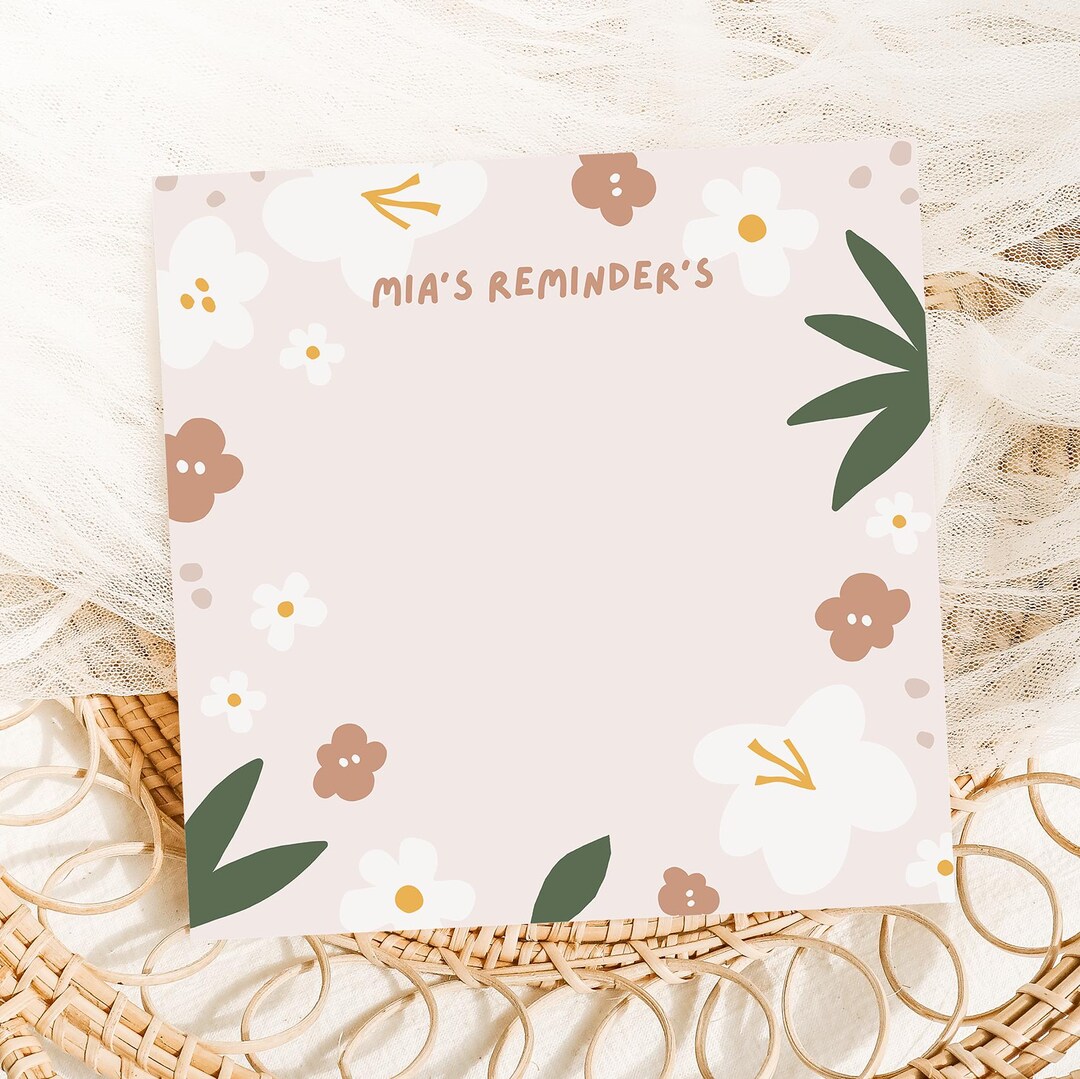 Personalized Post-it® Note Pads With Name, Custom Sticky Notes, Custom ...