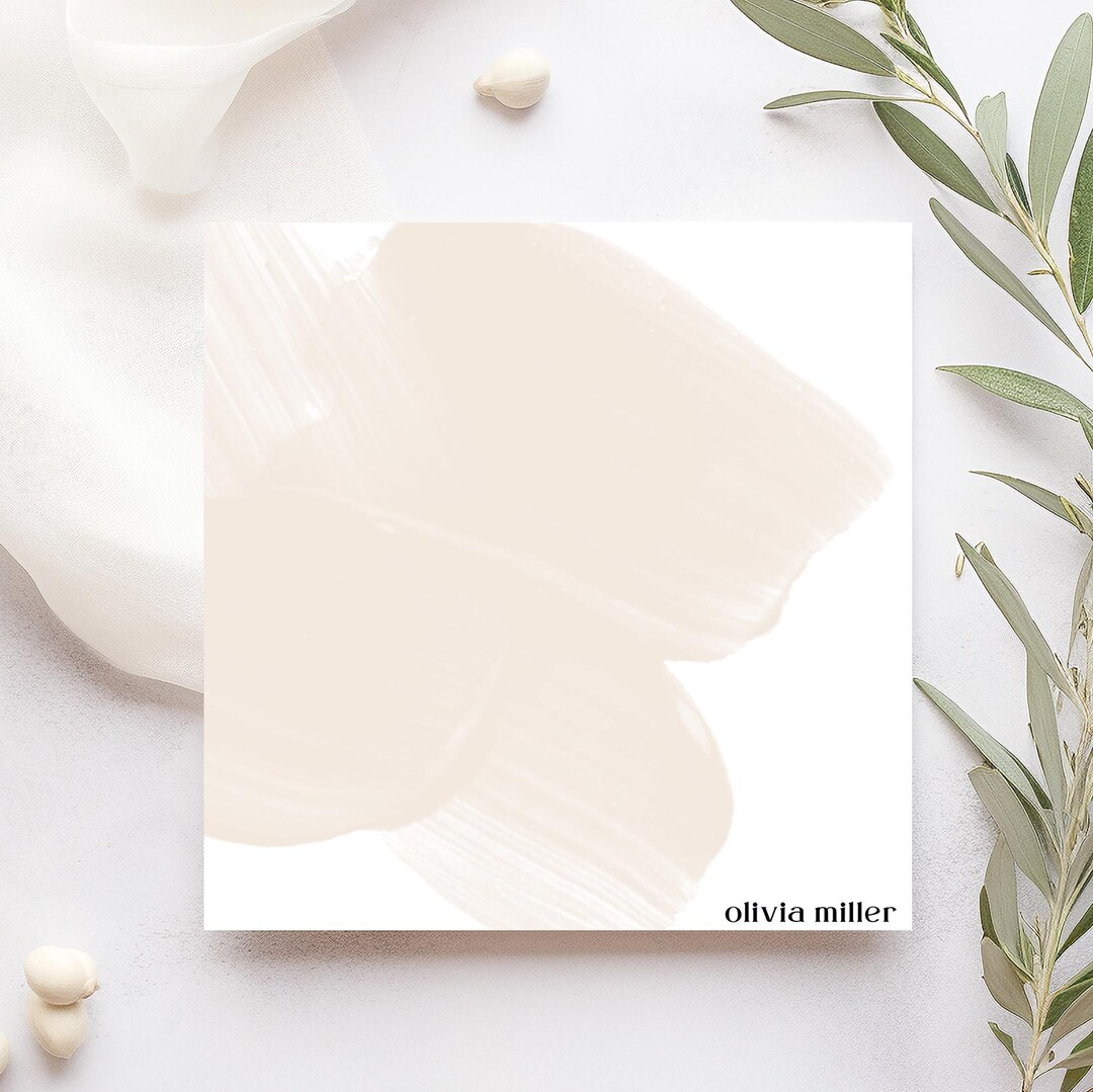 Personalized Neutral Heart Post-it® Note Pads, Custom Sticky Notes ...