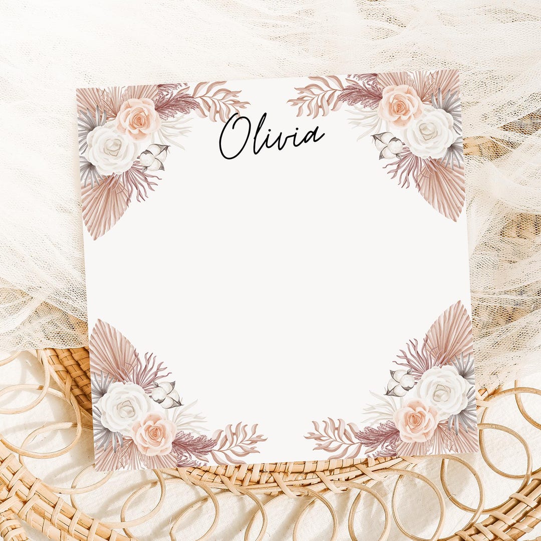 Personalized Sticky Note Pads With Name, Custom Sticky Notes, Custom ...