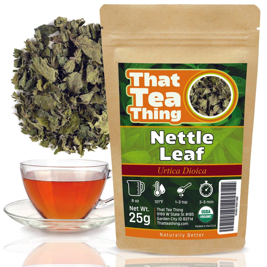 Organic Nettle Leaf Tea – Detox Herbal Tea, Iron Support - Etsy
