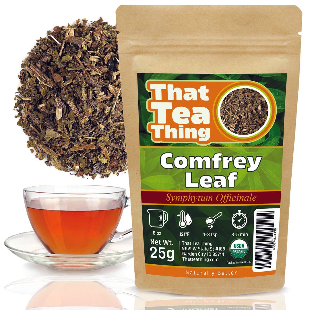 Organic Comfrey Leaf - Loose Herbal Tea (25g 50g) - Etsy