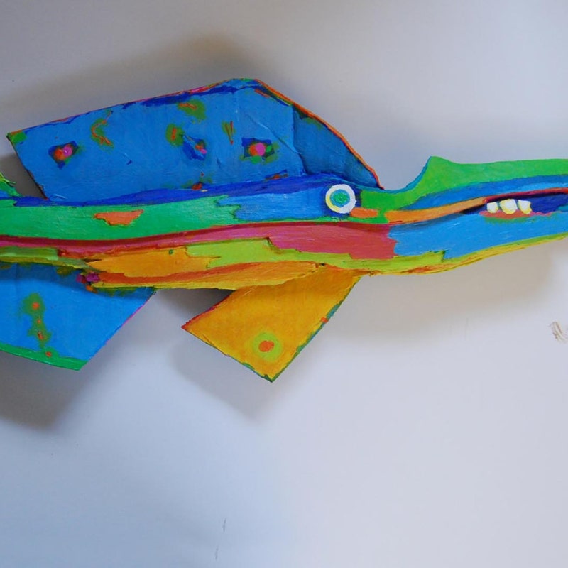Wood Fish Art - Etsy