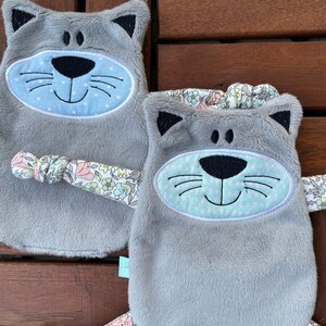 Floral Cat Lovey- Light Blue - Etsy