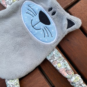 Floral Cat Lovey- Light Blue - Etsy