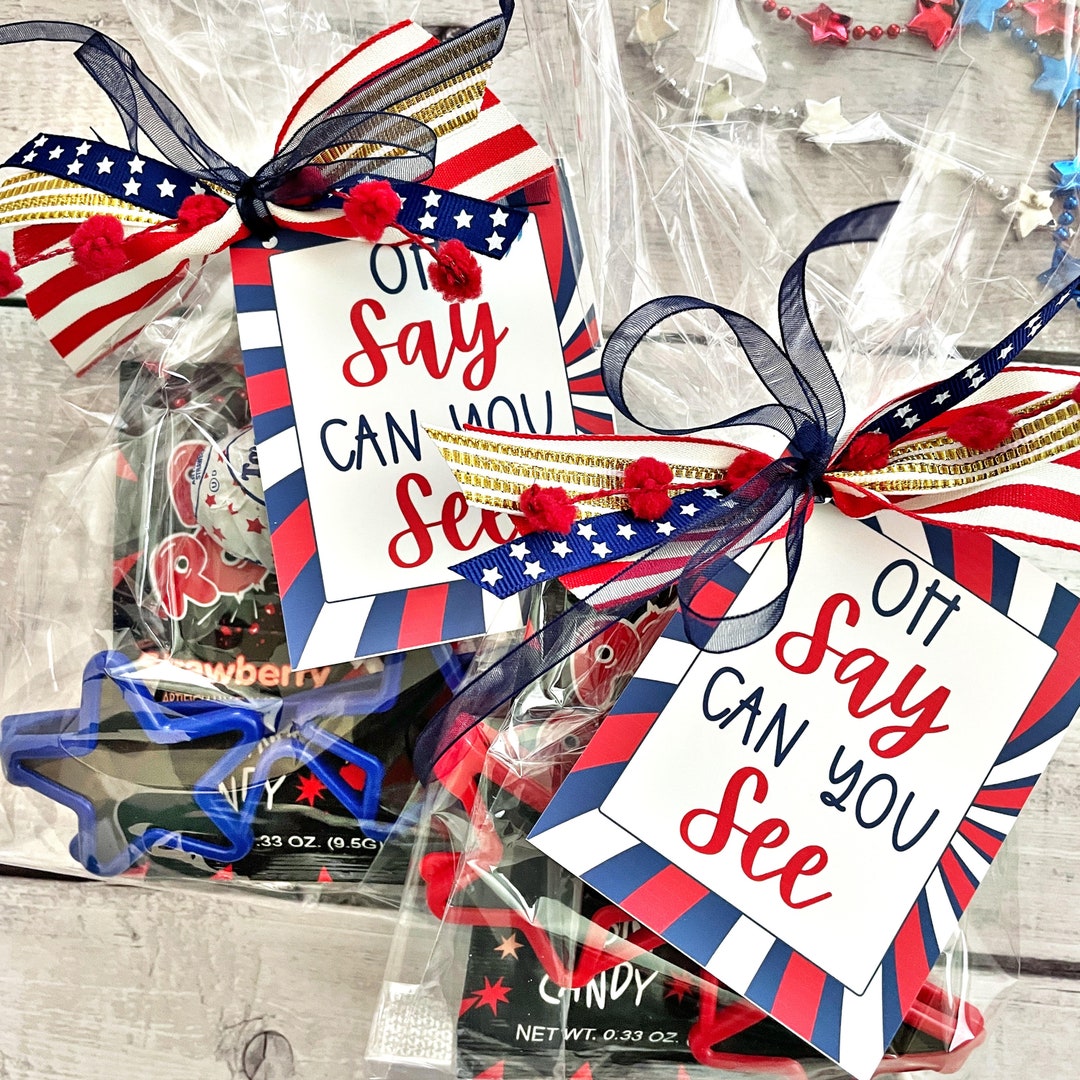 July Fourth Printable Tags / Fourth of July Party Favor Tags ...