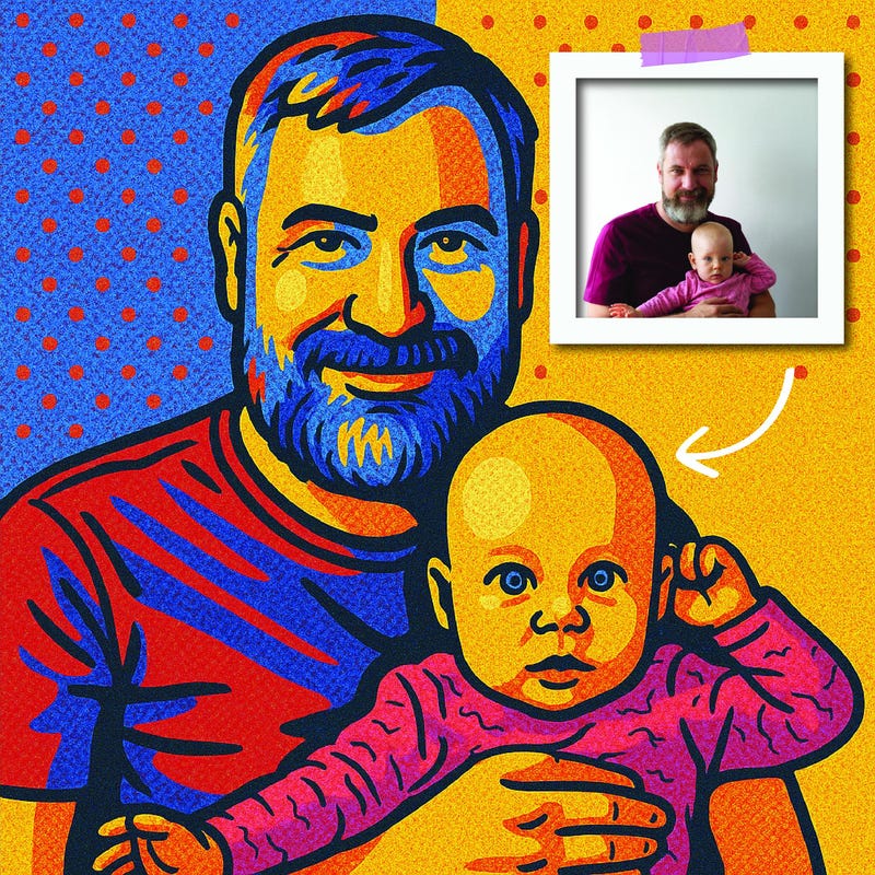 Pop Art Portrait - Etsy
