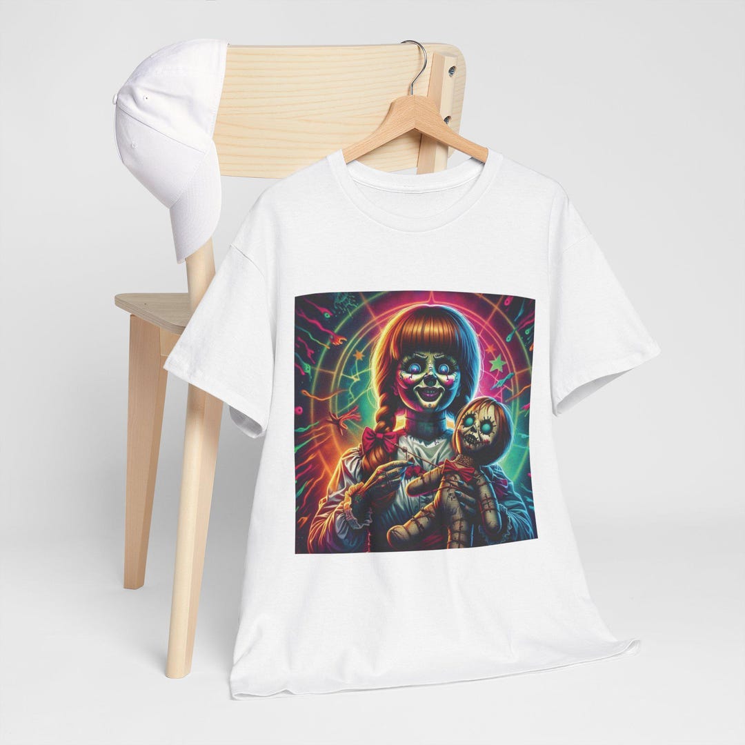 Trippy Annabelle Doll Shirt, Cursed Doll Vibes and Analog Horror Style ...