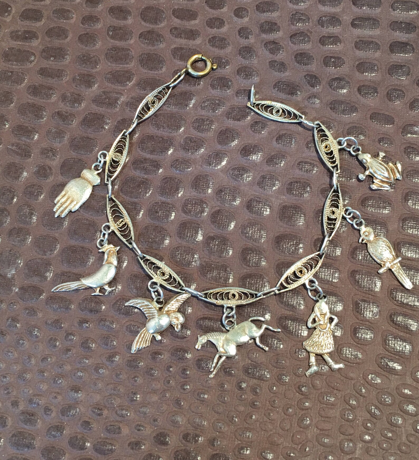 Charm Bracelet With South American Charms - Etsy