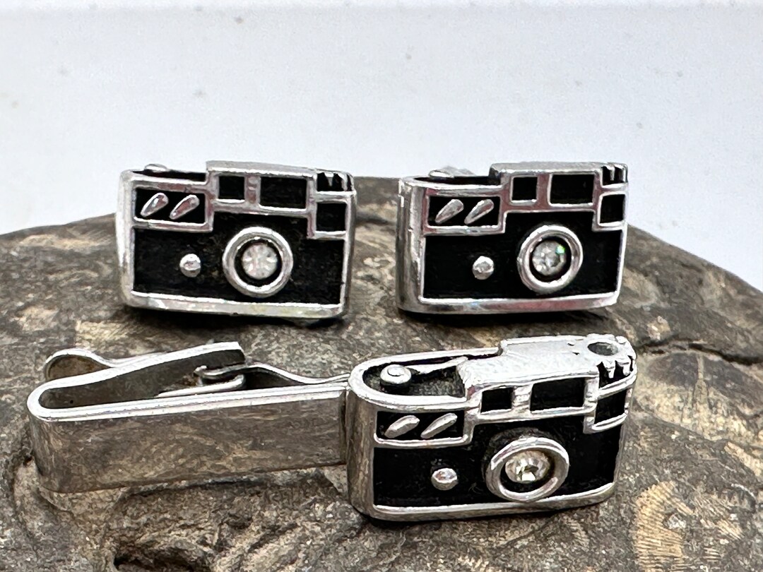 RARE Original Vintage SWANK 50's/leica Camera Cufflinks and Tie Tacs - Etsy