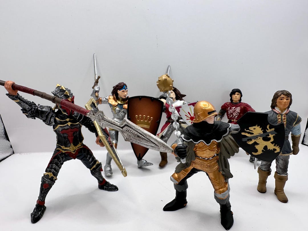 Schleich Medieval Lot of Knights - Fantasy World of Knights - Etsy