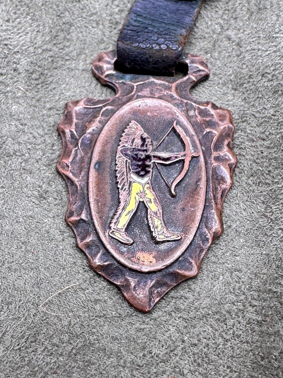 Vintage Antique Native American Arrow Head Watch Fob … - Gem