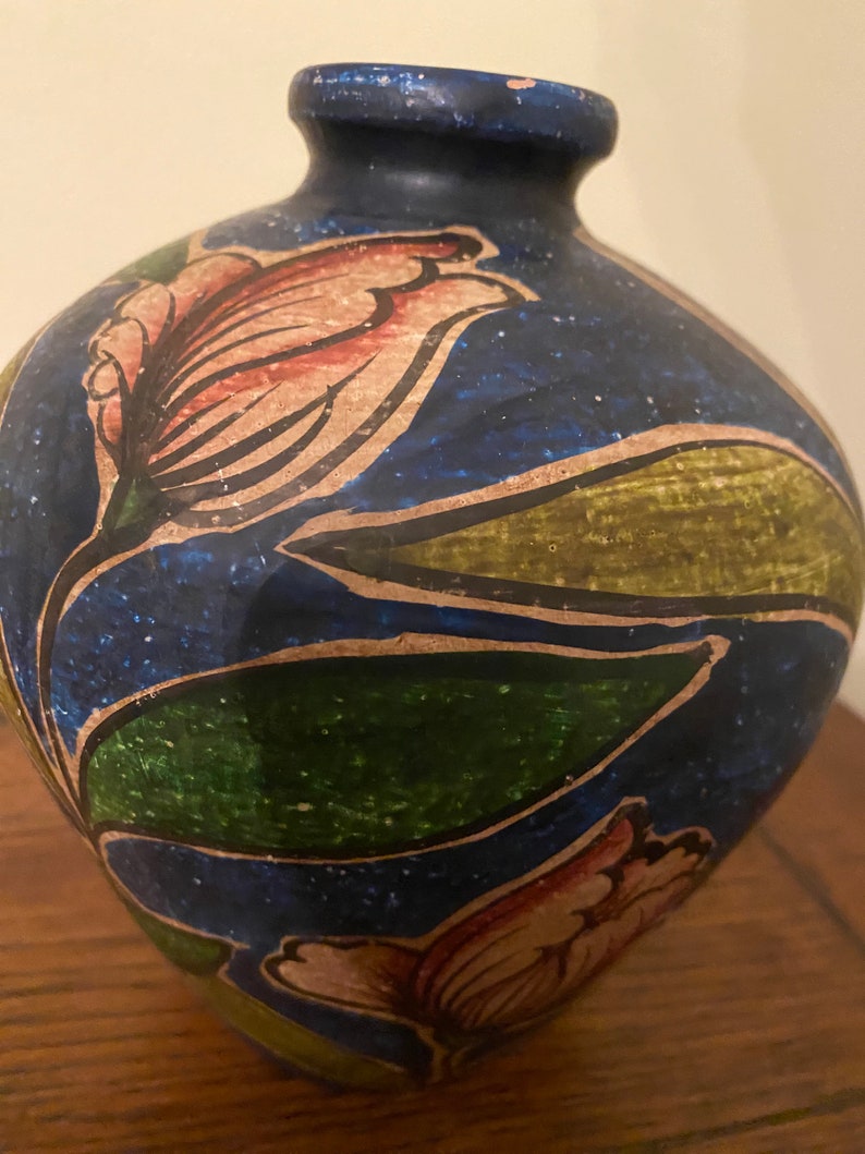 Antique Tulip Vase Old Pottery - Etsy
