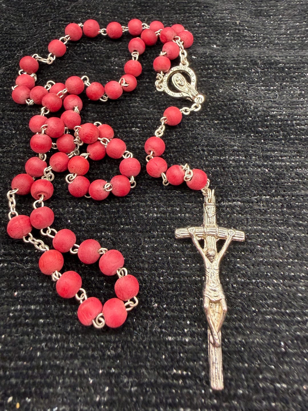 Rosary With Real Rose Scented Beads - Etsy