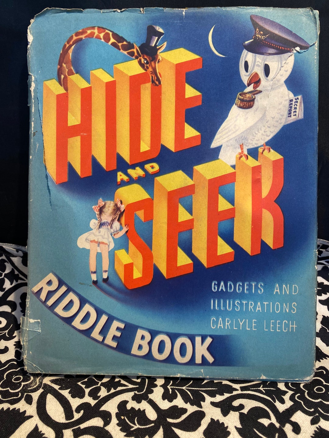 Children’s “hide and Seek Riddle Book” 1943 by Carlyle Leech and John ...