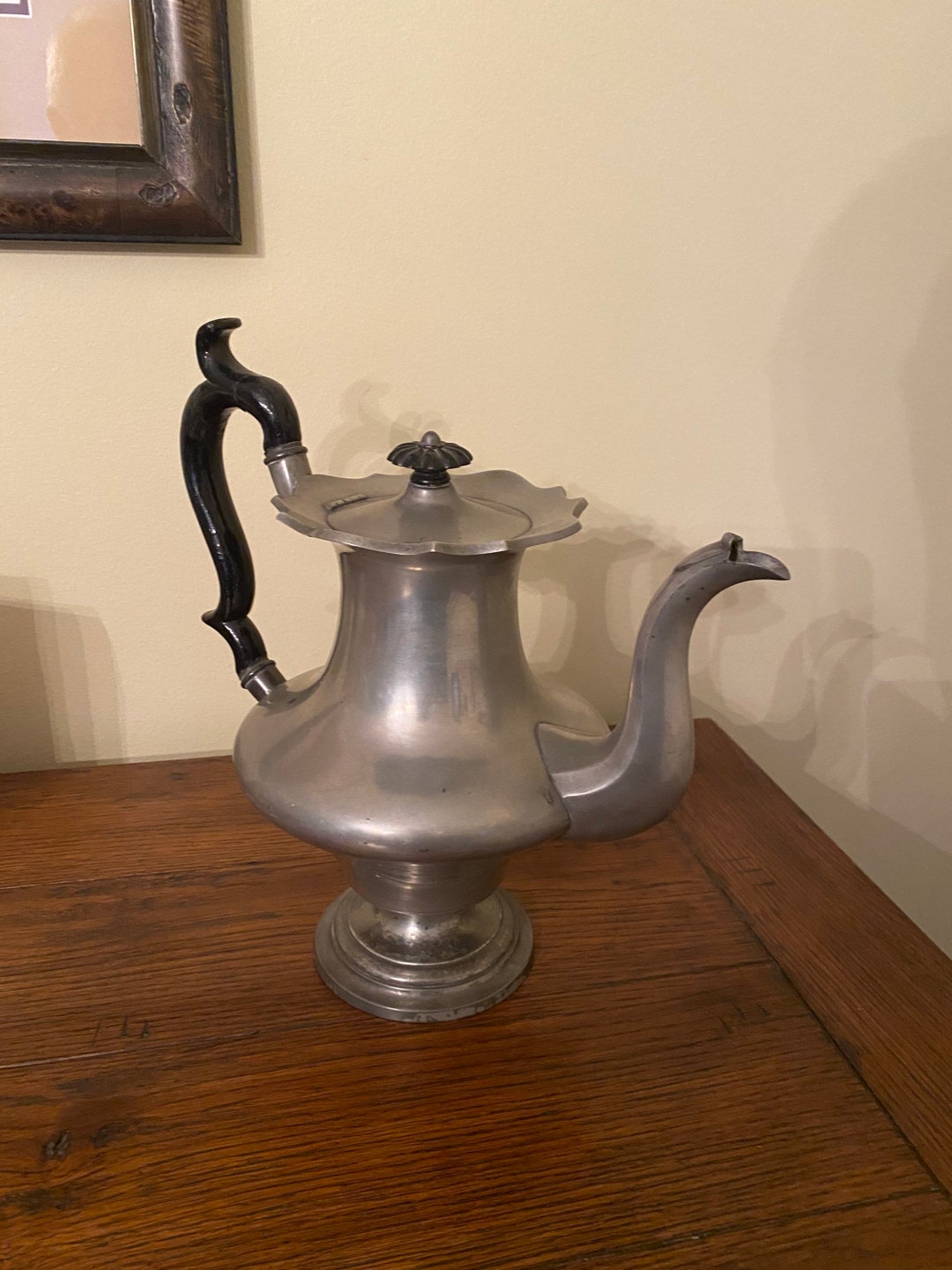 Dixon and Sons Pewter Colonial Coffeepot Early 1800s - Etsy