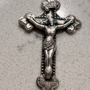 Beautiful Sterling Silver Crucifix Necklace - Etsy