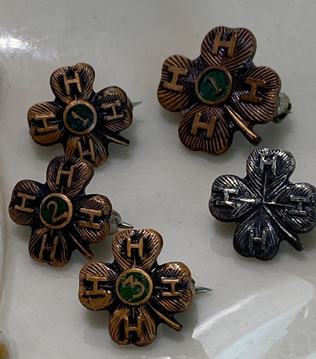 Five 4 - H Service Years Pins - Etsy