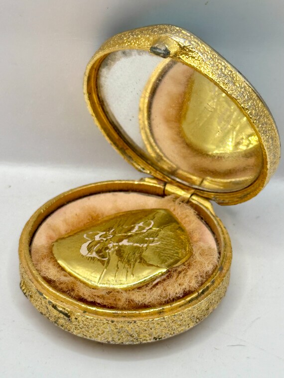 Vintage Compact by Estée Lauder, RARE Evil Eye design. - Gem