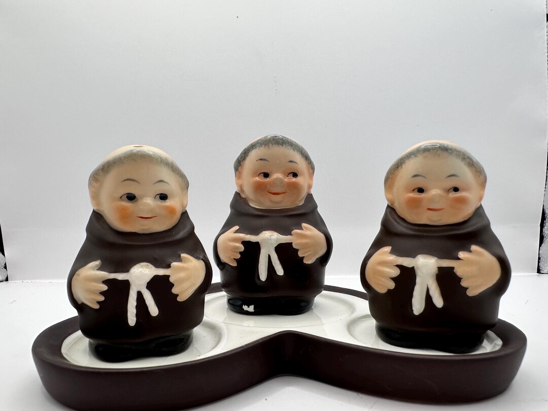 Vintage Goebel Friar Tuck Monks Salt and Pepper, Germany, Goebel Hummel ...