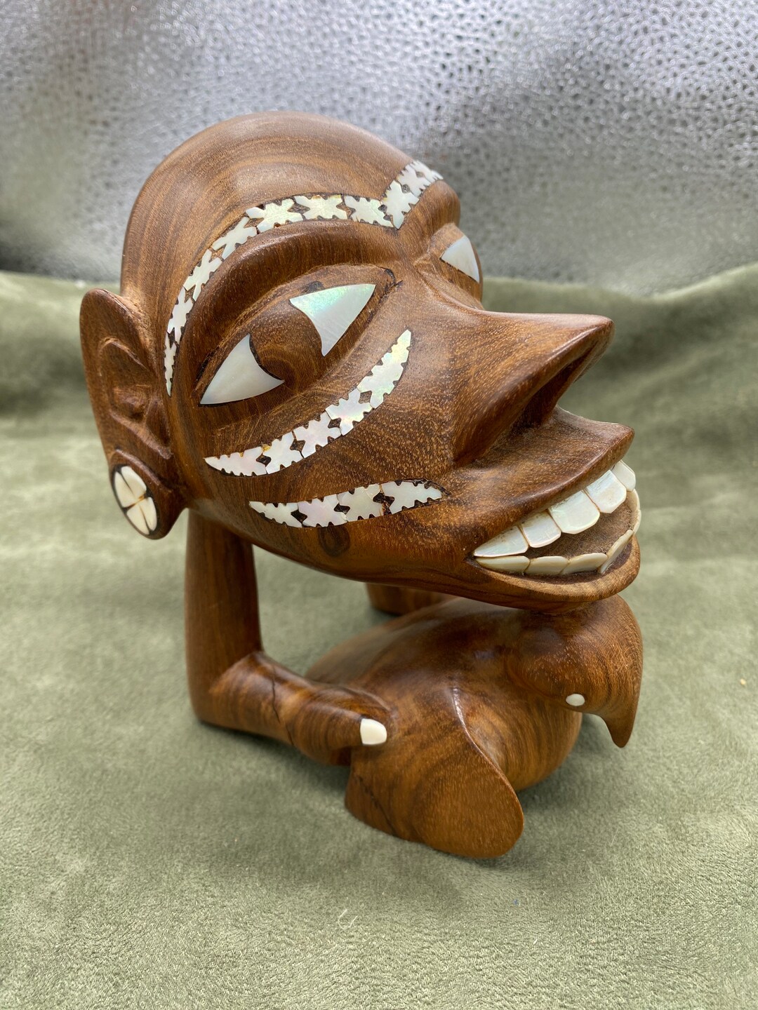 Nguzu Nguzu A Nguzu-nguzu Canoe Prow Ornament, Solomon Islands With ...