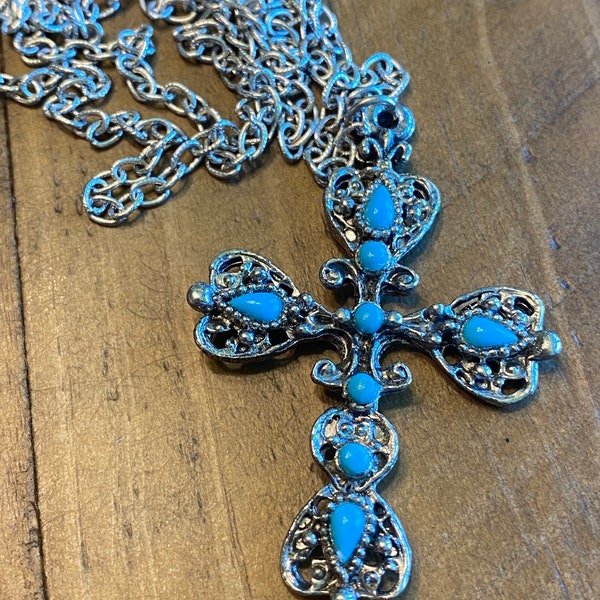 Ornate Cross Pendant - Etsy