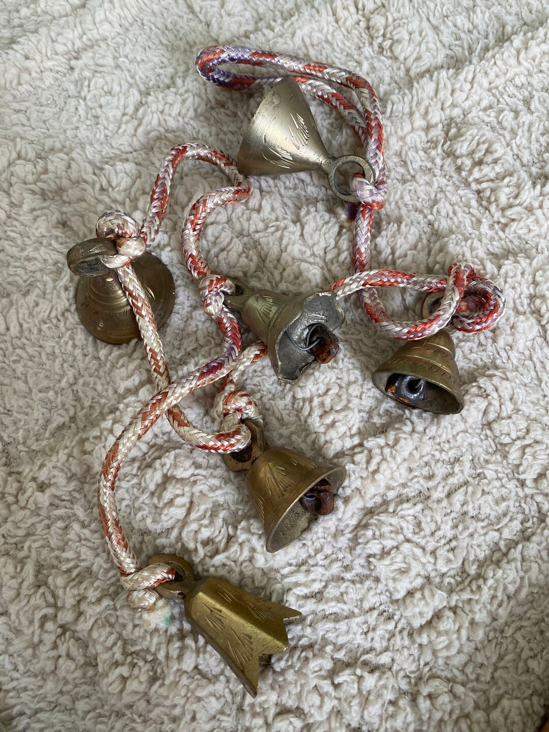 Antique Mid Century Brass Bells Sanctuary Yoga Shrine - Etsy