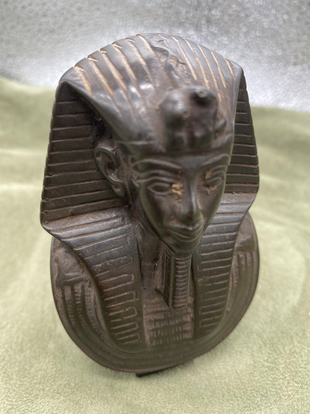 Nice Resin Style Egyptian Pharaoh Bust Collectible - Etsy