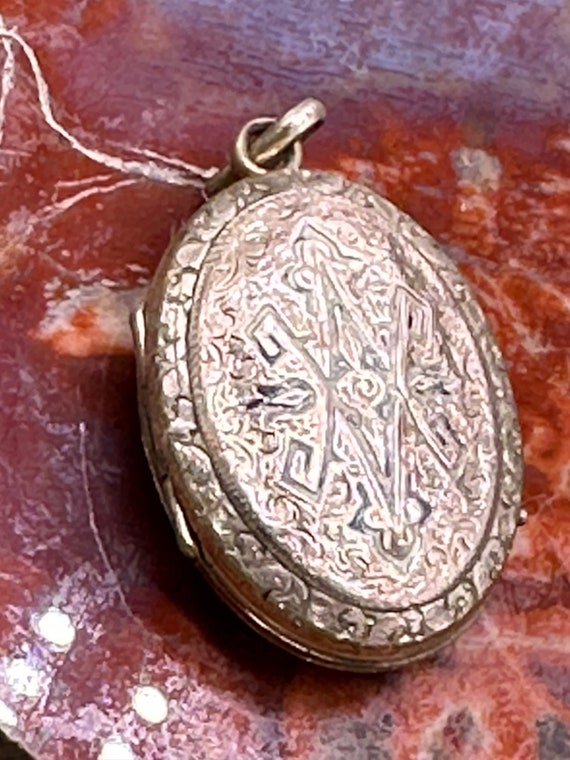 antique victorian double sided - Gem