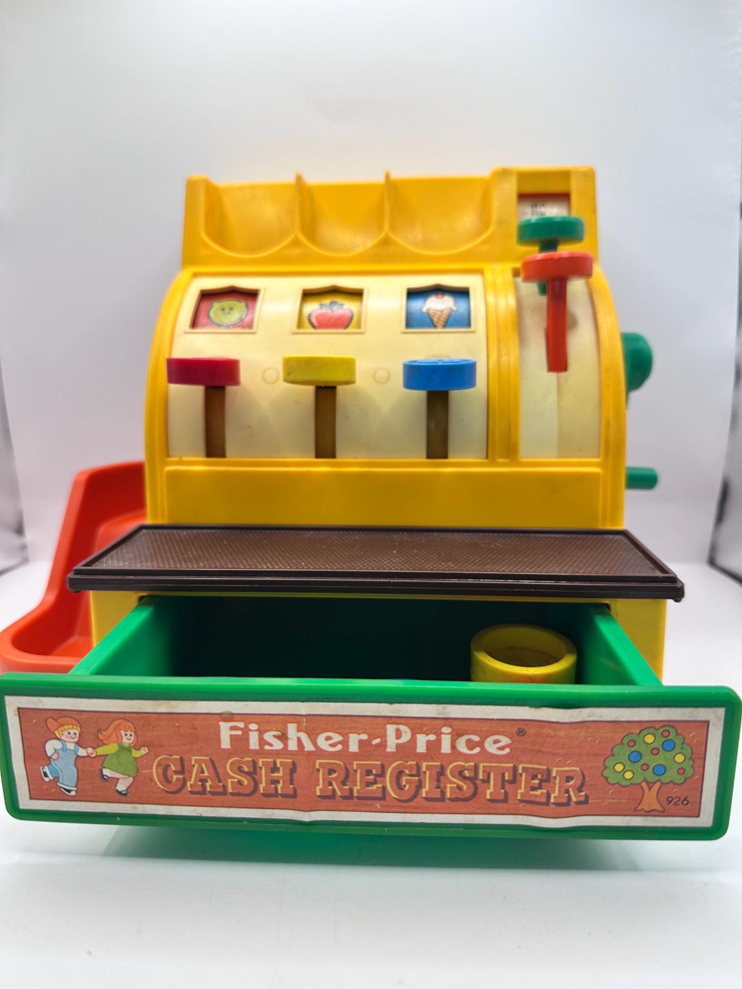 Vintage Fisher Price 1970s Little People Play Cash Register - Etsy
