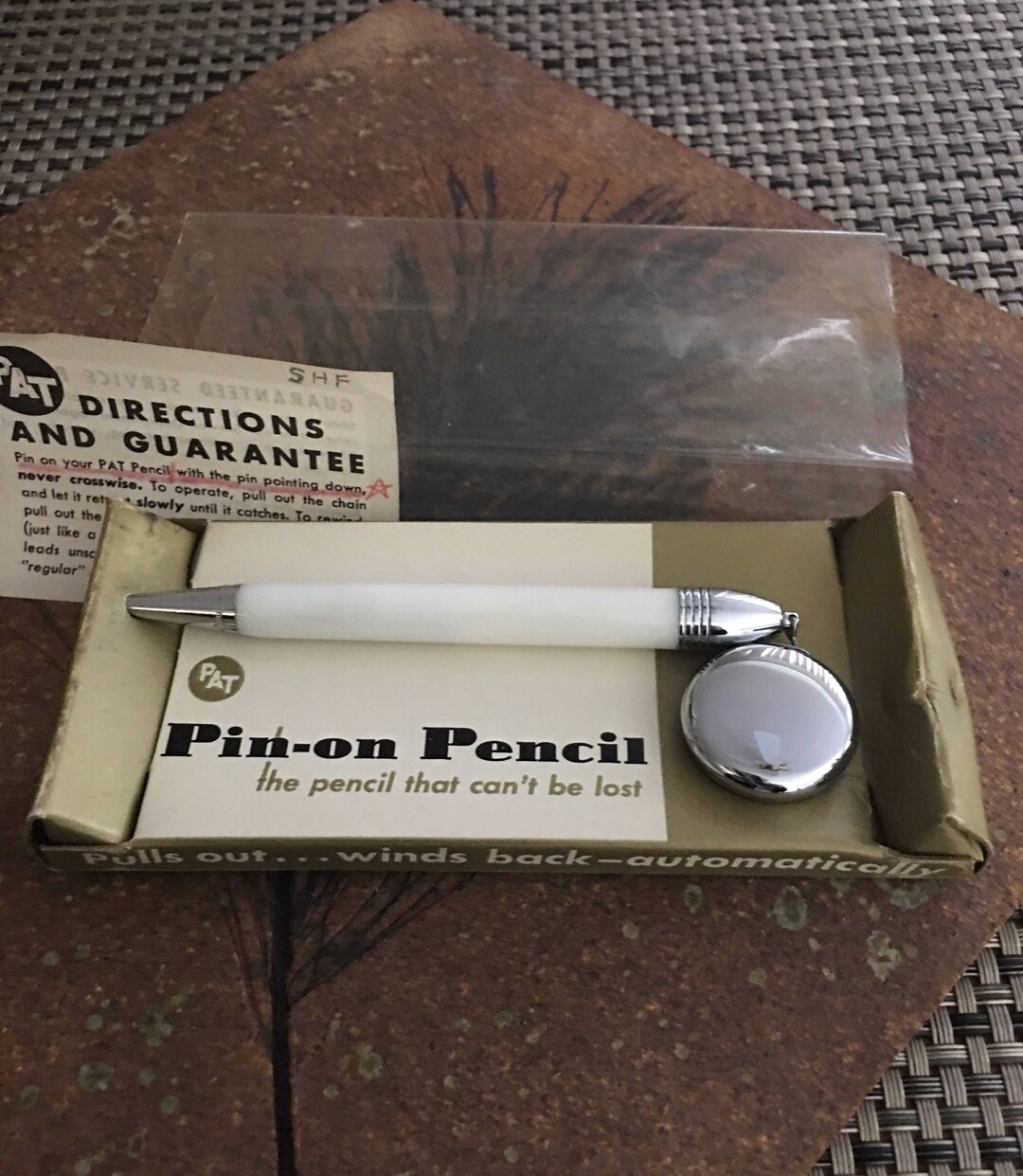 Bridge PAT Pin-on Pencil Vintage New in Package - Etsy