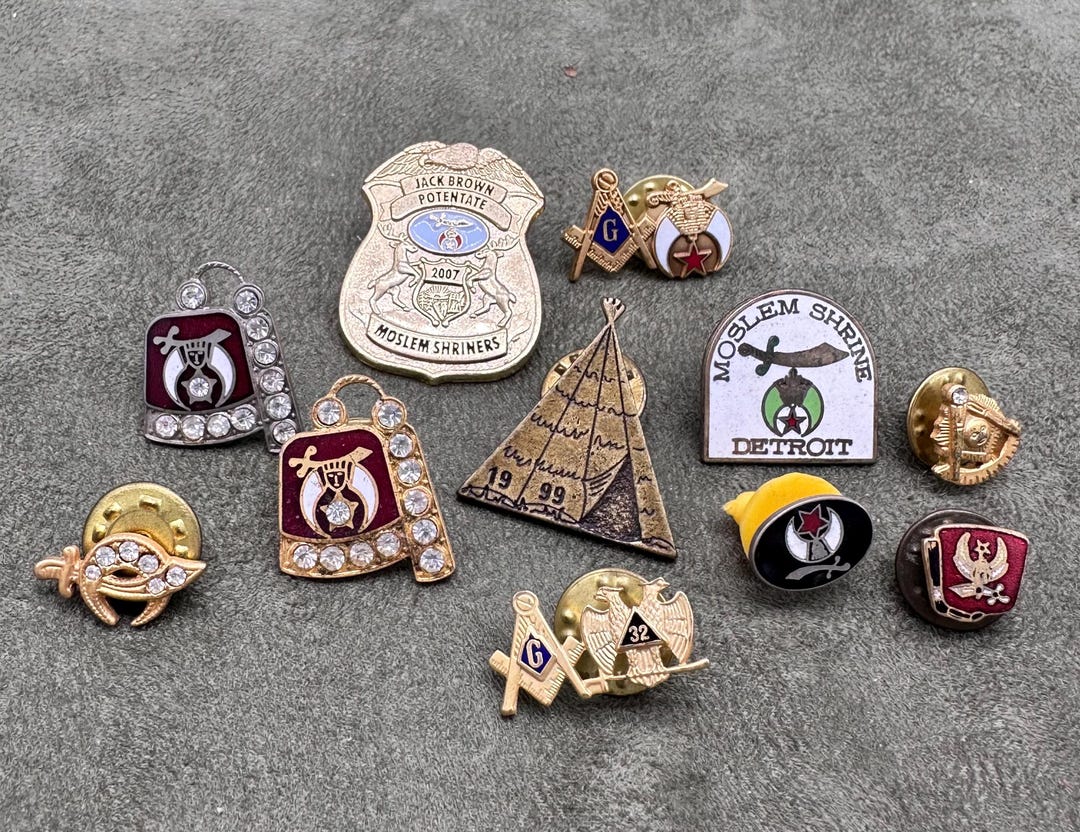Lot of 11 Shriner Pins - Etsy