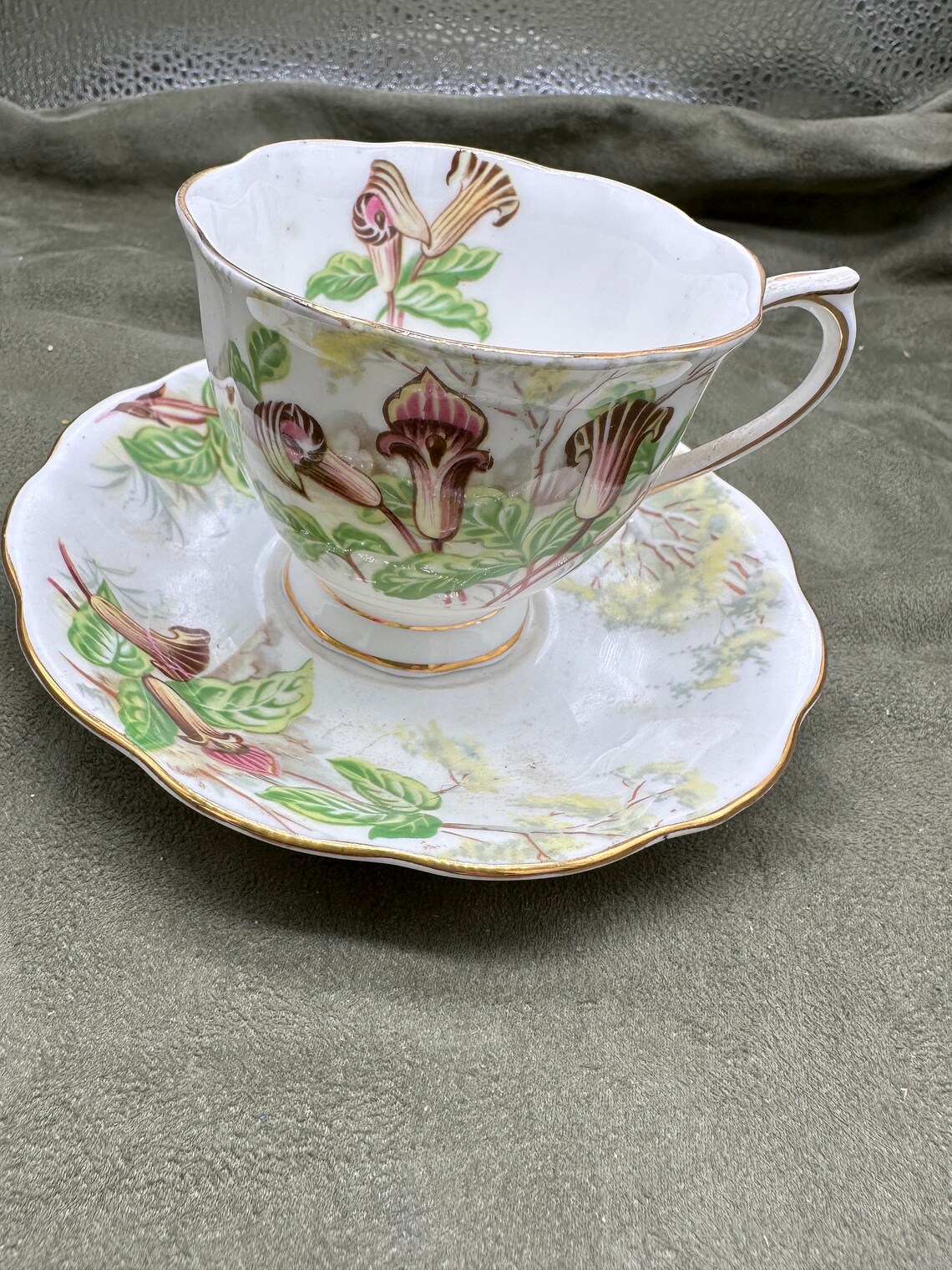 Rare Royal Albert Jack in the Pulpit Bone China Tea Cup and Sauced - Etsy