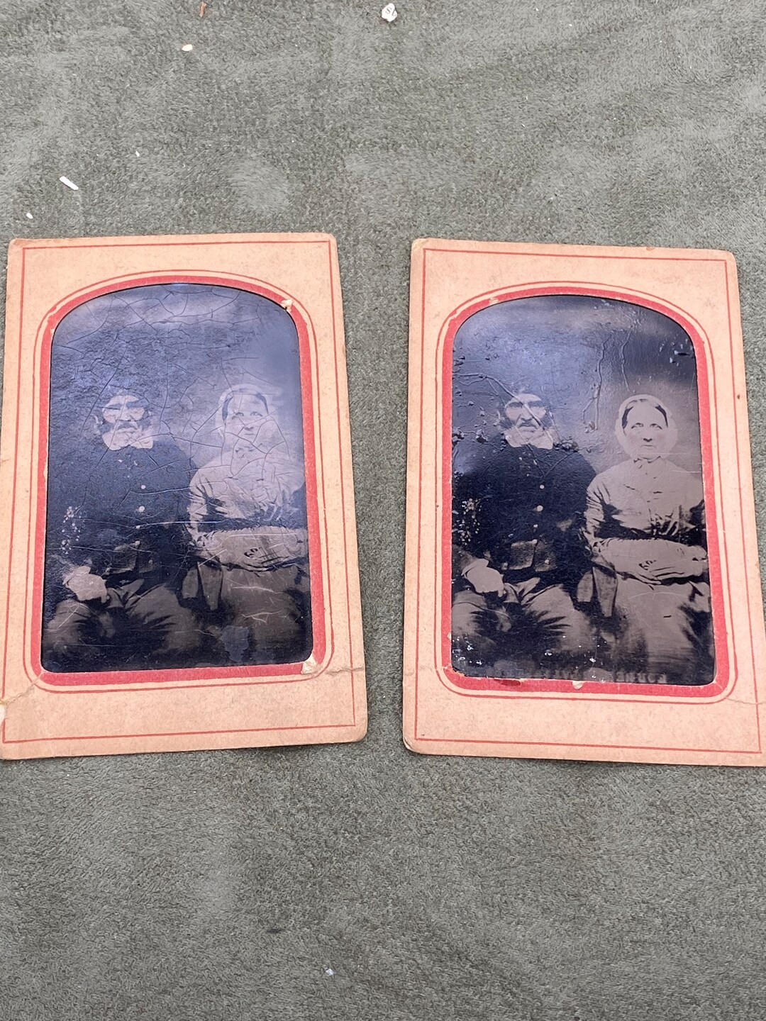 2 Antique Tin Types - Etsy